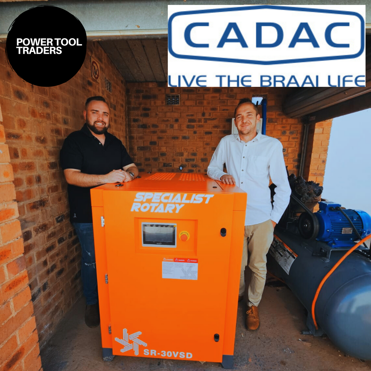 Cadac South Africa Installs Detroit Specialist Rotary SR-30VSD Screw C ...