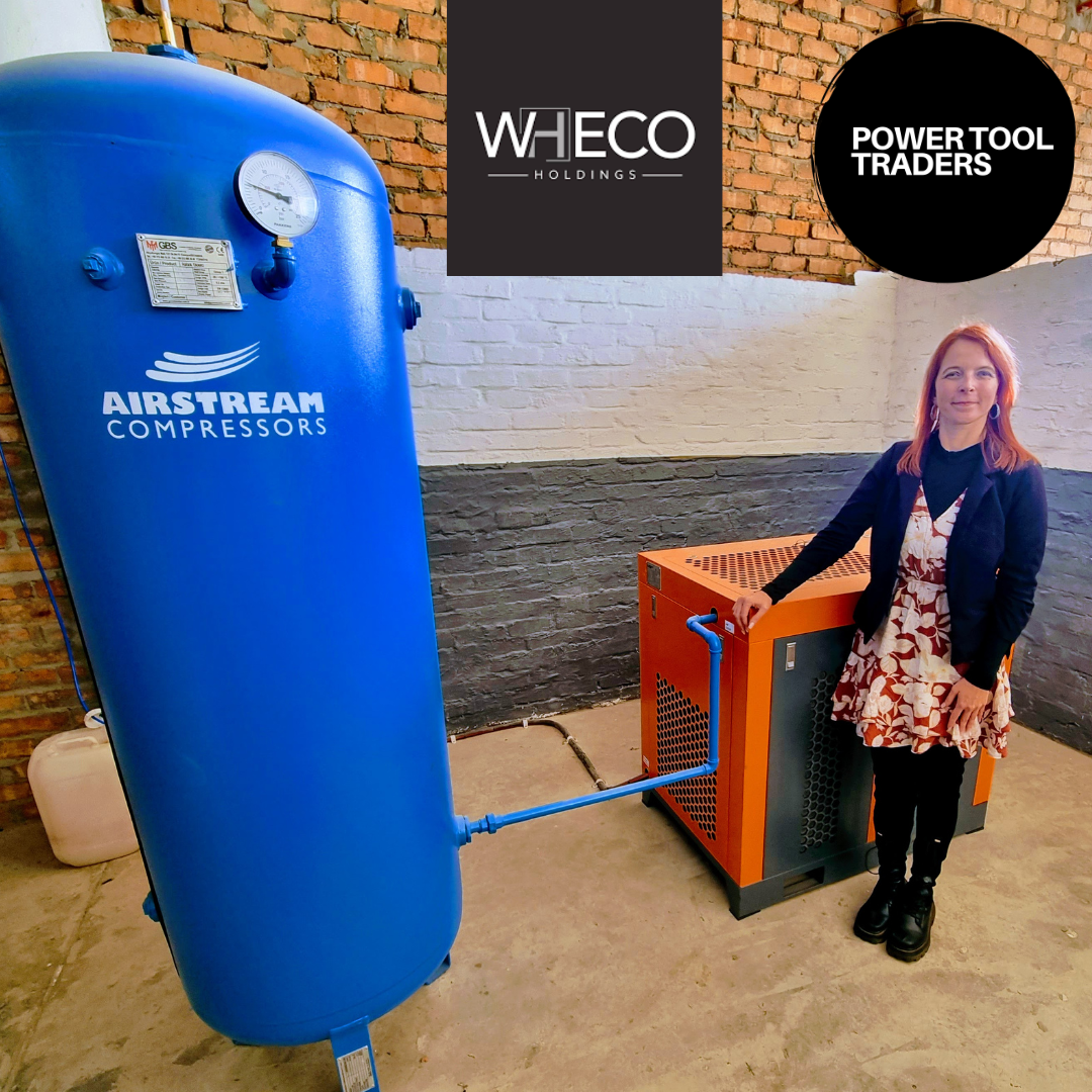 Wheco Furniture Installs Detroit SR-20 Screw Compressor with 500Lt Air ...