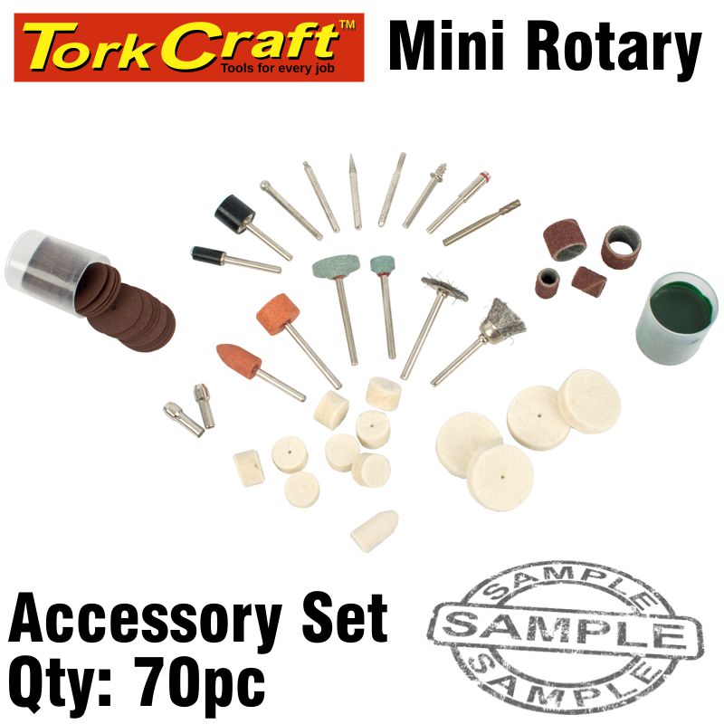 MINI ROTARY ACCESSORY SET 70PC – Powertooltraders